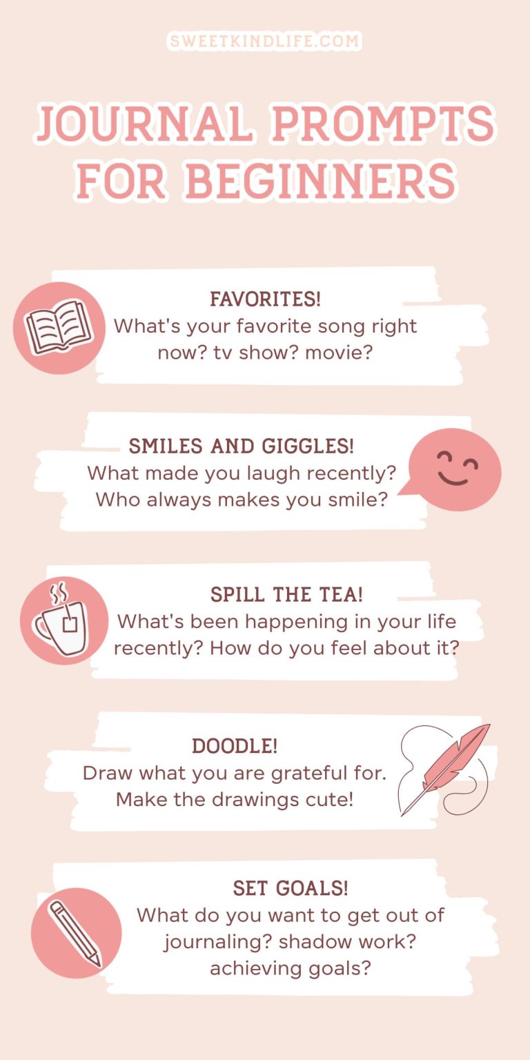 60 Journal Prompts for Beginners to Start Your Journaling Adventure ...