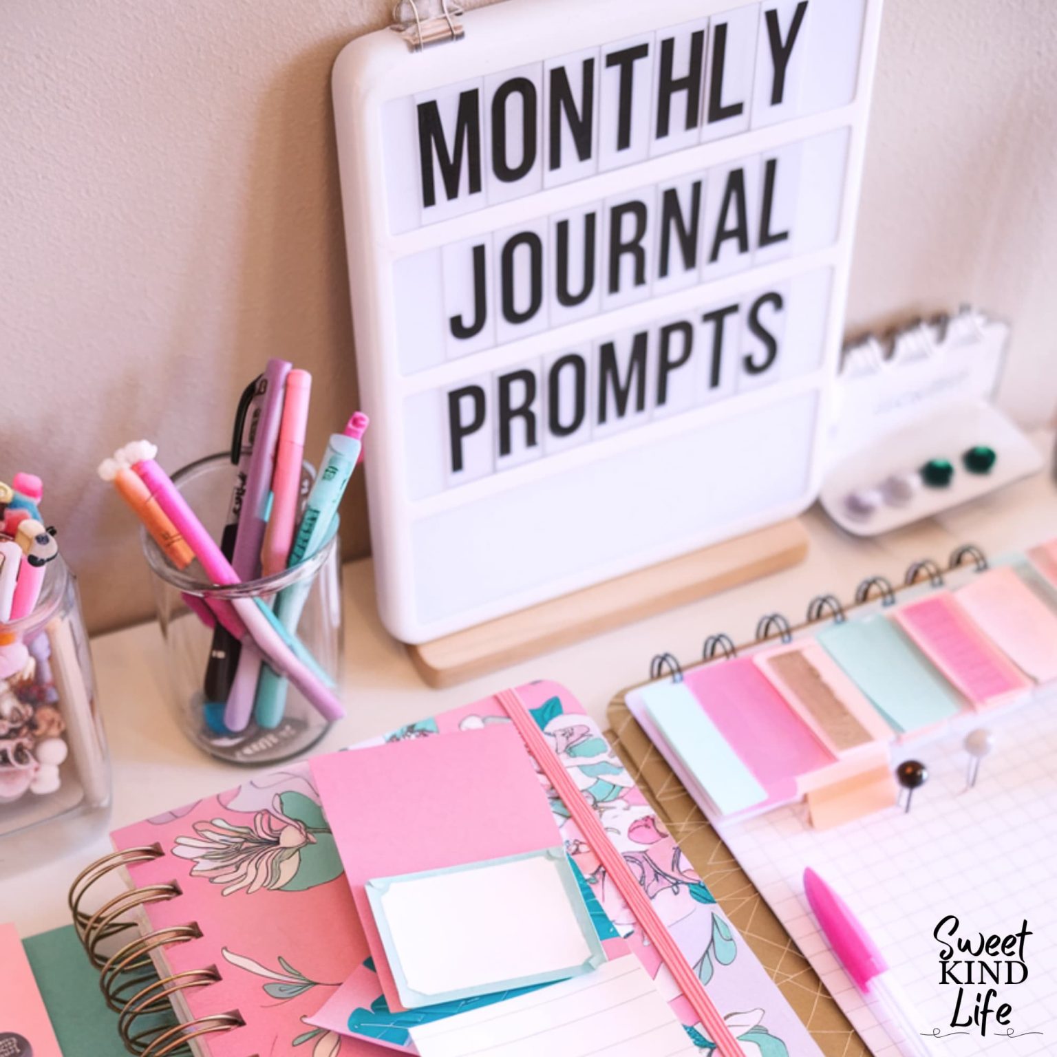 40 Monthly Journal Prompts for Reflection and for the New Month - Sweet ...
