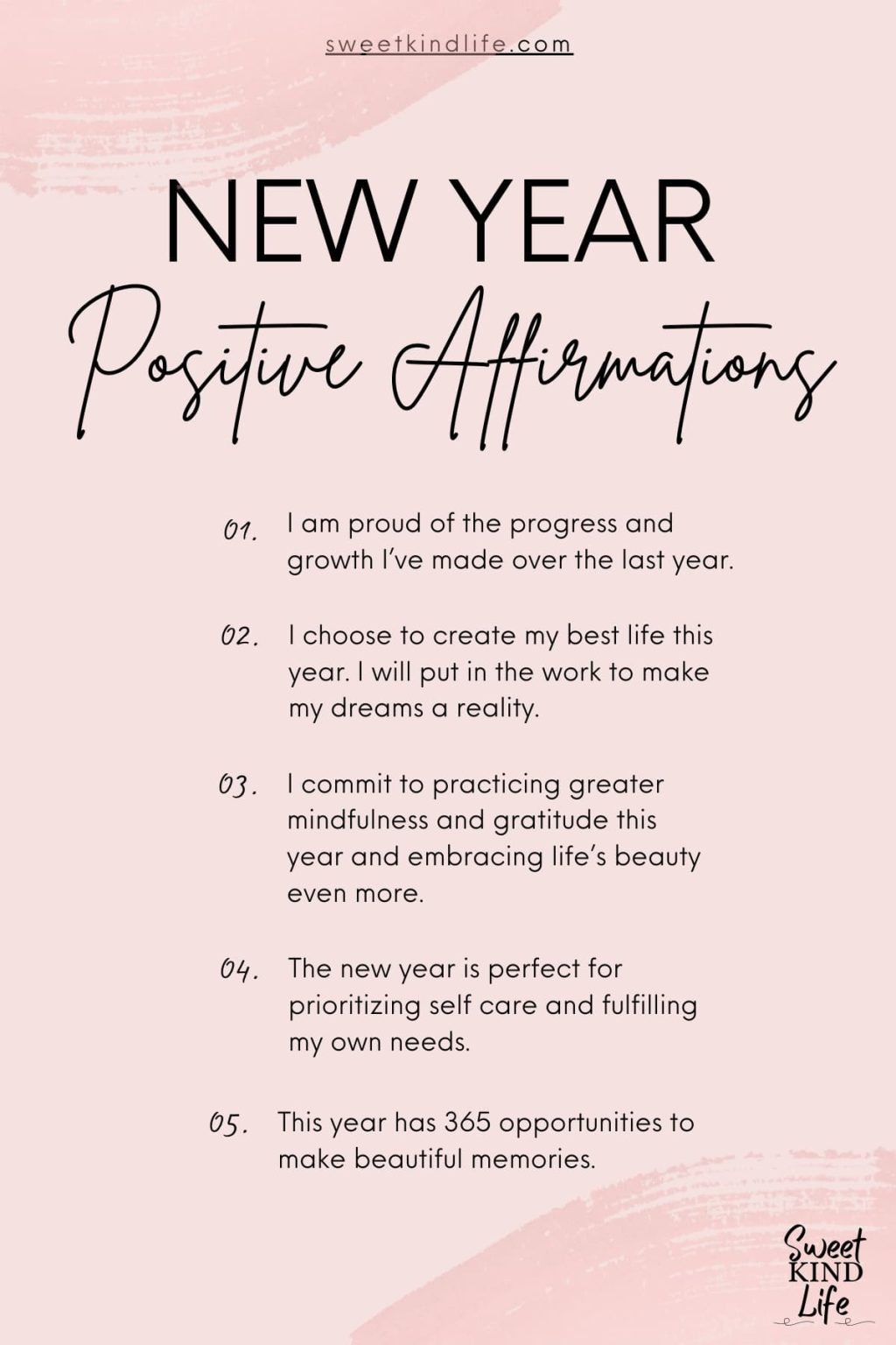 New Year Affirmations: Start the Year Off with These Beautiful ...