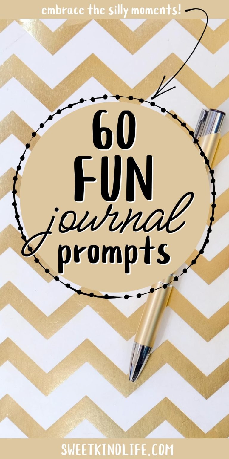 60 Light, Fun Journal Prompts That Are Not About Self Discovery and ...
