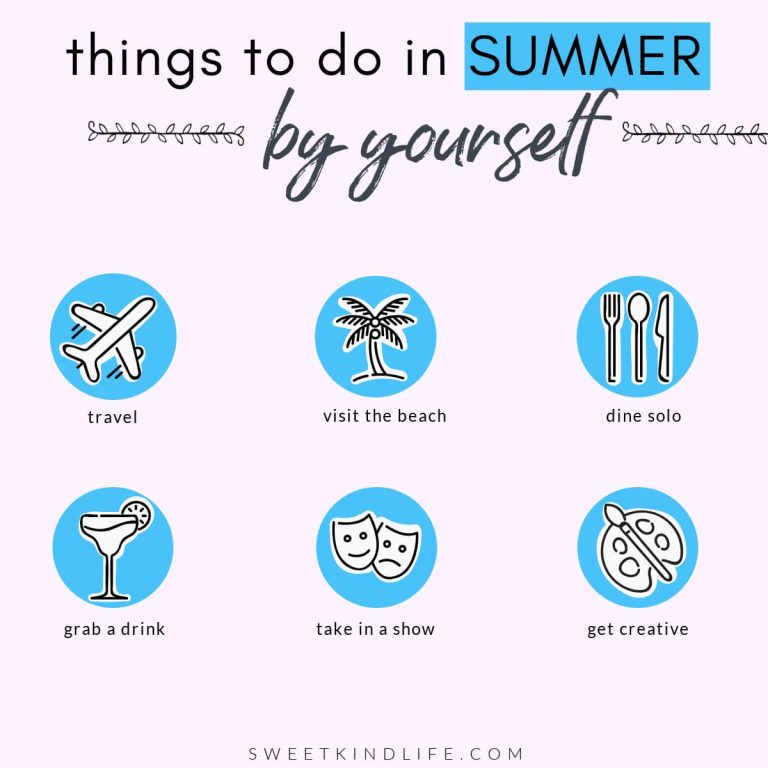 20 Fun Things to do Alone in Summer You’ll Truly Enjoy - Sweet Kind Life