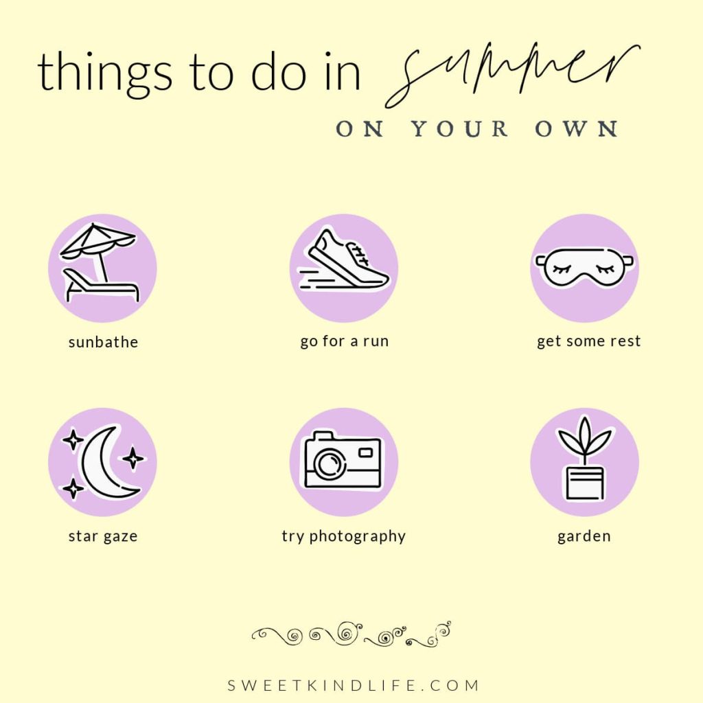 20 Fun Things to do Alone in Summer You’ll Truly Enjoy - Sweet Kind Life